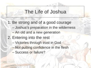 The life of joshua | PPT