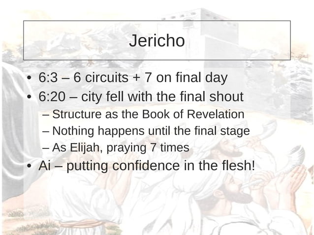 The life of joshua | PPT