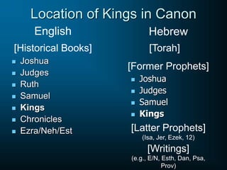Old Testament Survey: Emphasizing Major Themes, Characters & Historical ...