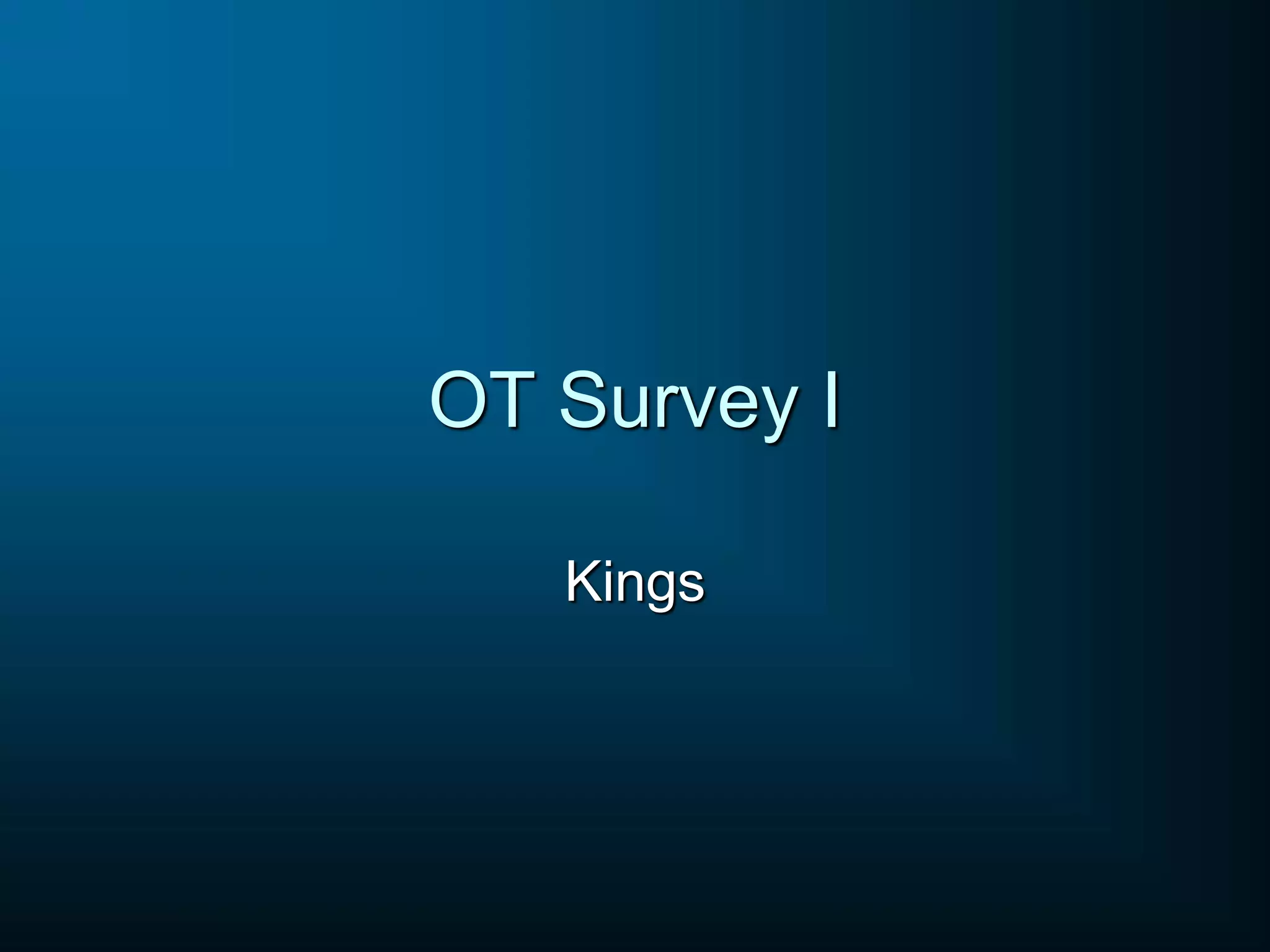 Old Testament Survey | PPTX