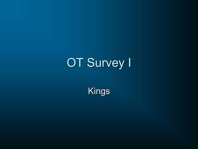 Old Testament Survey | PPTX