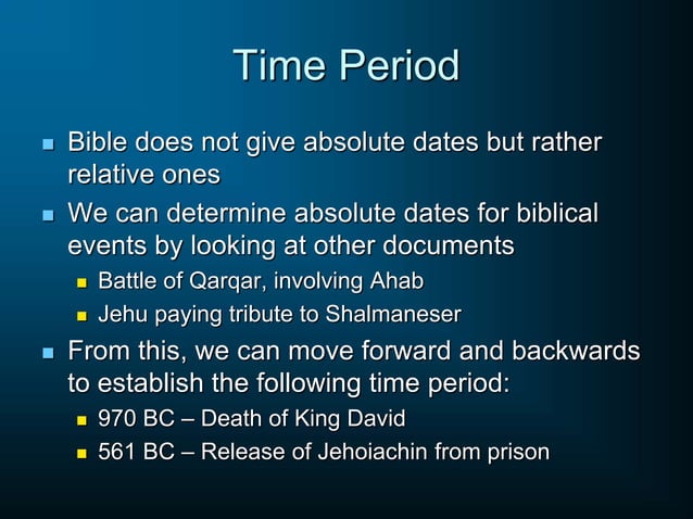 Old Testament Survey | PPTX