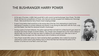 The life of ned kelly | PPT