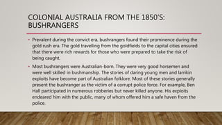 The life of ned kelly | PPT