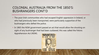 The life of ned kelly | PPT