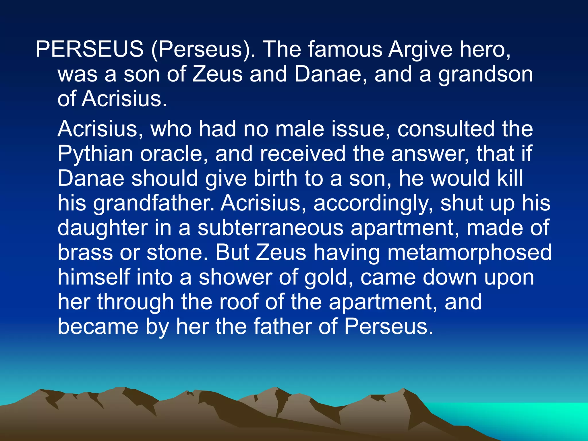 The Life of Perseus.ppt