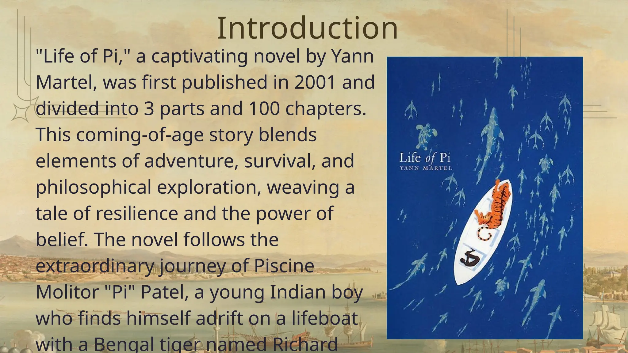 THE LIFE OF PI by Yann Martel. .pptx