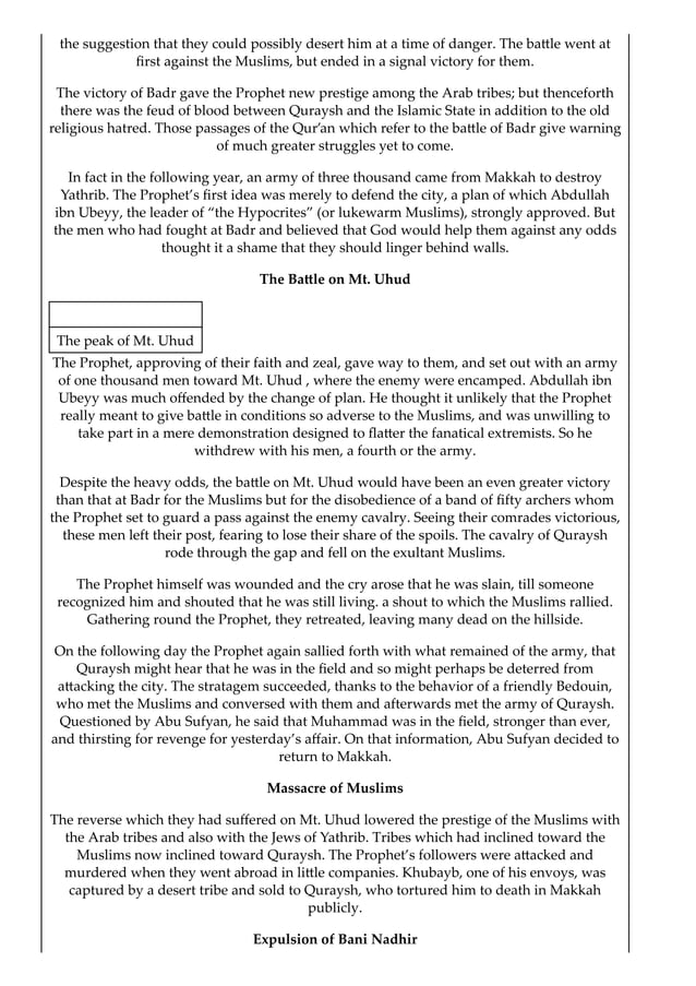 The life of prophet muhammad in makkah and madinah the truth islamic ...