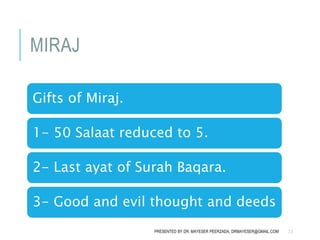 The Life of Prophet Muhammad pbuh PArt 2 -The Makkan Period.ppt