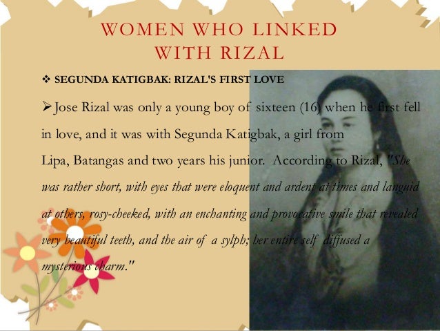 The life of rizal by Canare Ma. Theresa