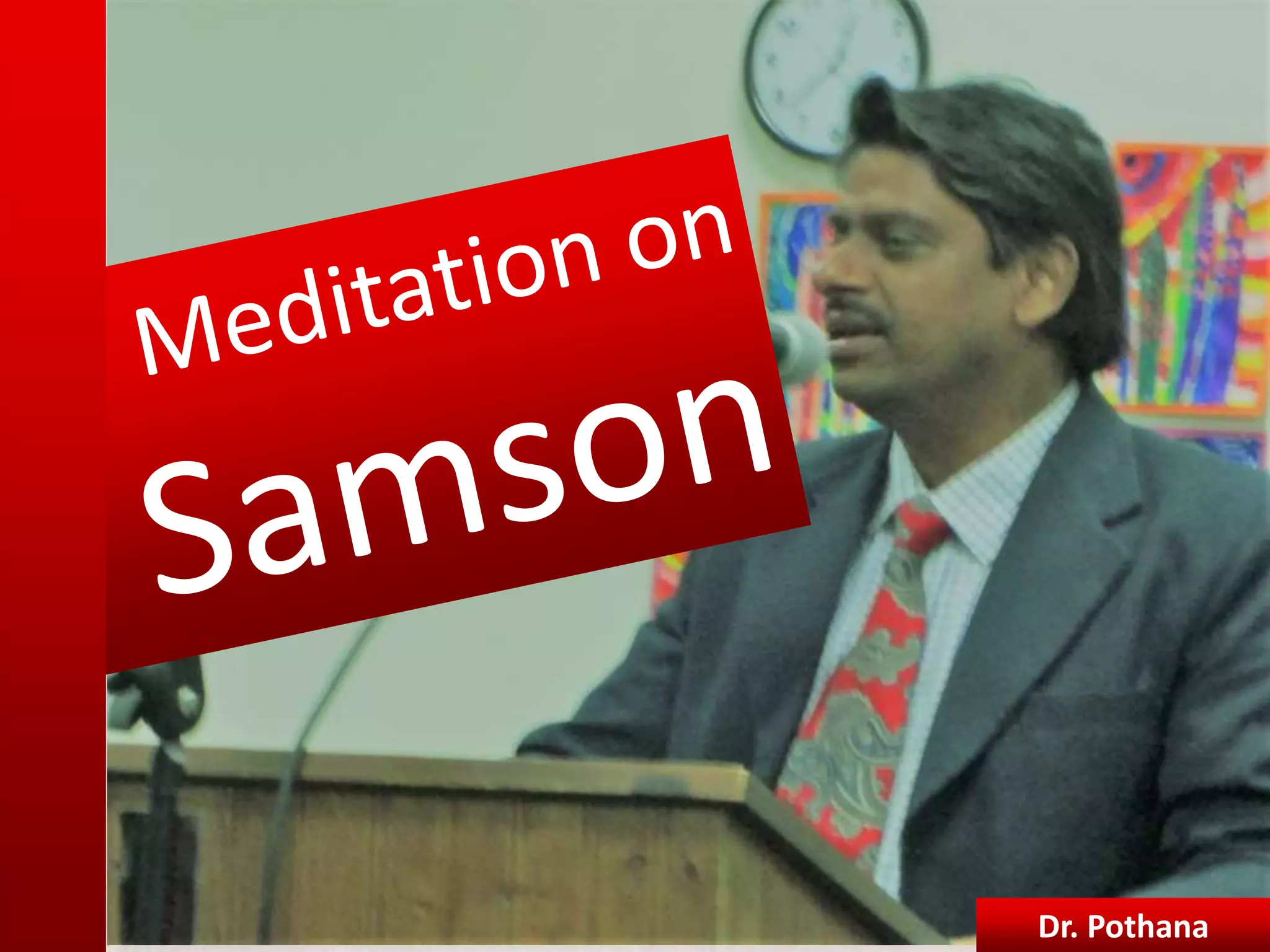 The Life of Samson | PPTX