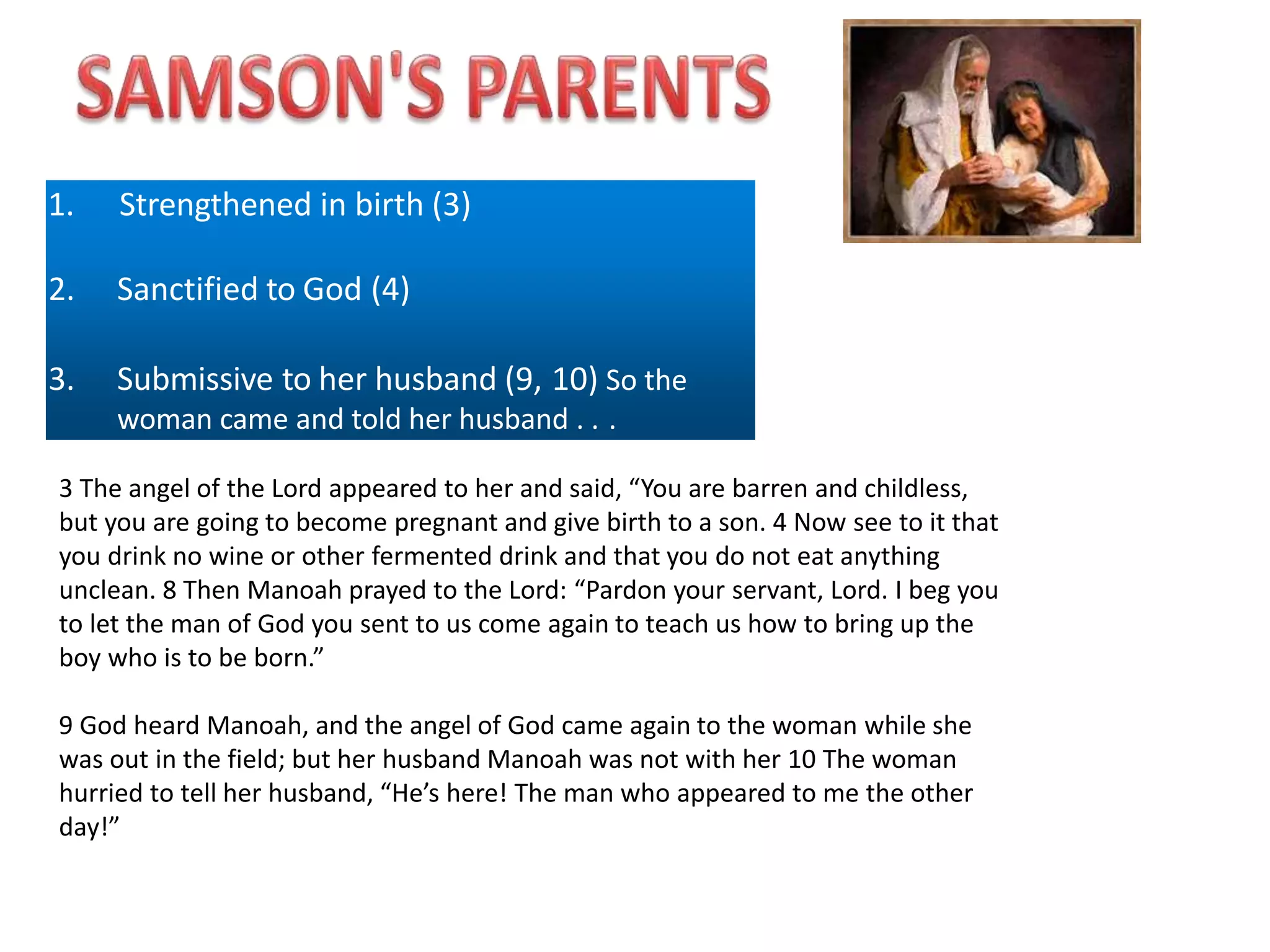 The Life of Samson | PPTX