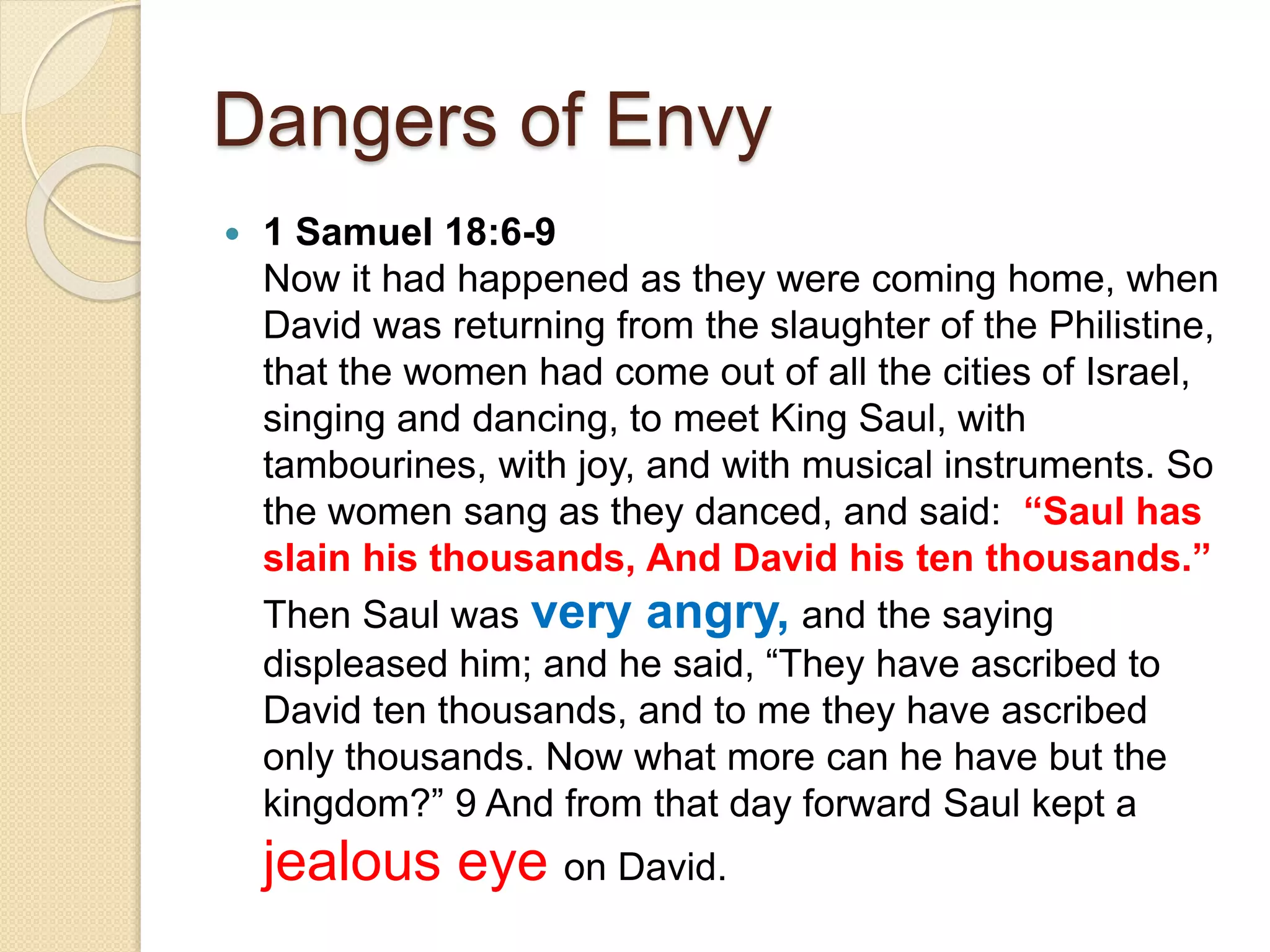 The life of "King Saul" | PPTX