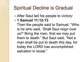 The life of "King Saul" | PPTX