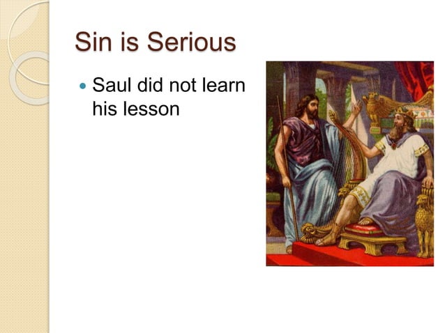 The life of "King Saul" | PPTX | Christianity | Religion & Spirituality