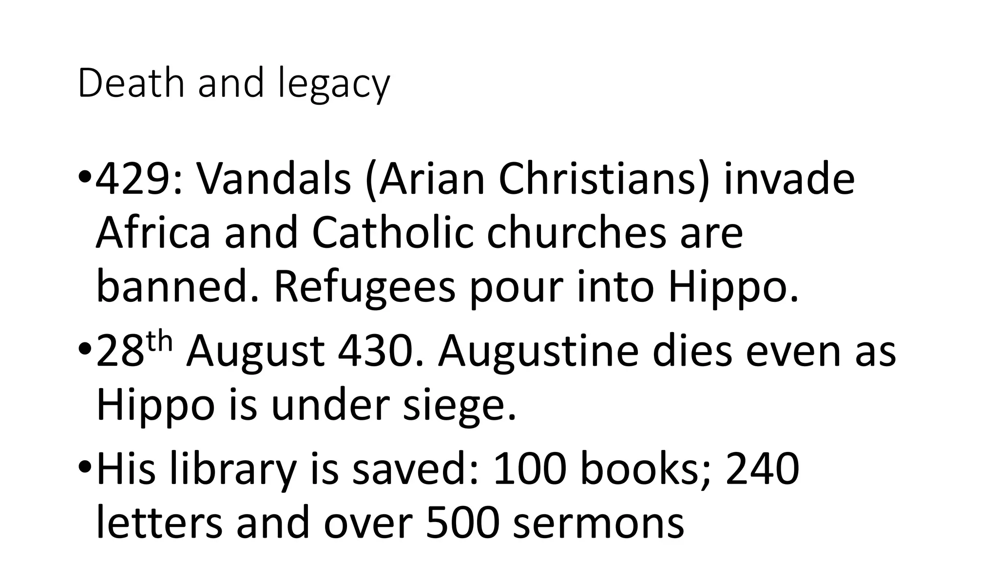 The Life of St Augustine | PPTX