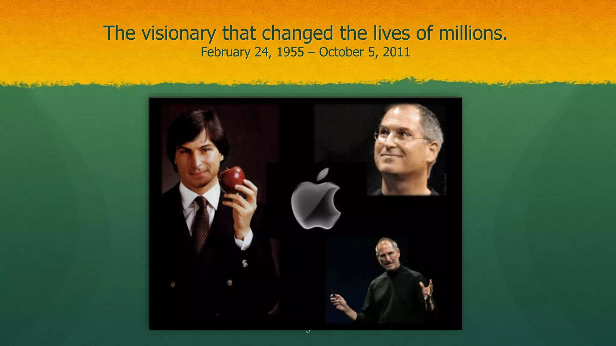 The life of steve jobs power point presentation | PPTX