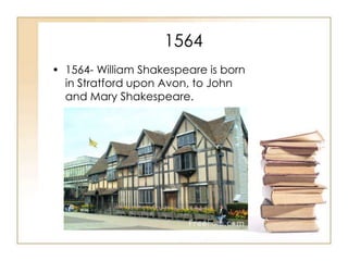 The Life of William Shakespeare | PPTX