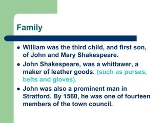 The Life of William Shakespeare.ppt