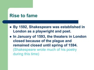 The Life of William Shakespeare.ppt