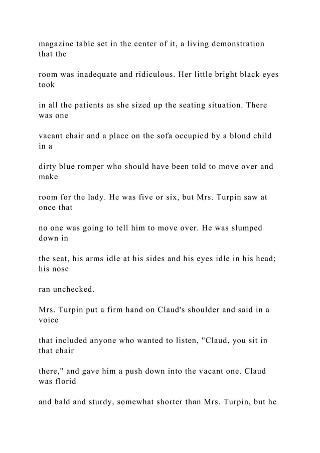 The Life You Save May Be Your OwnFlannery OConnorTHE old wo.docx