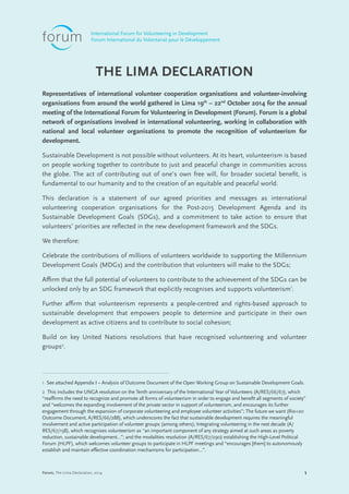 The lima declaration | PDF