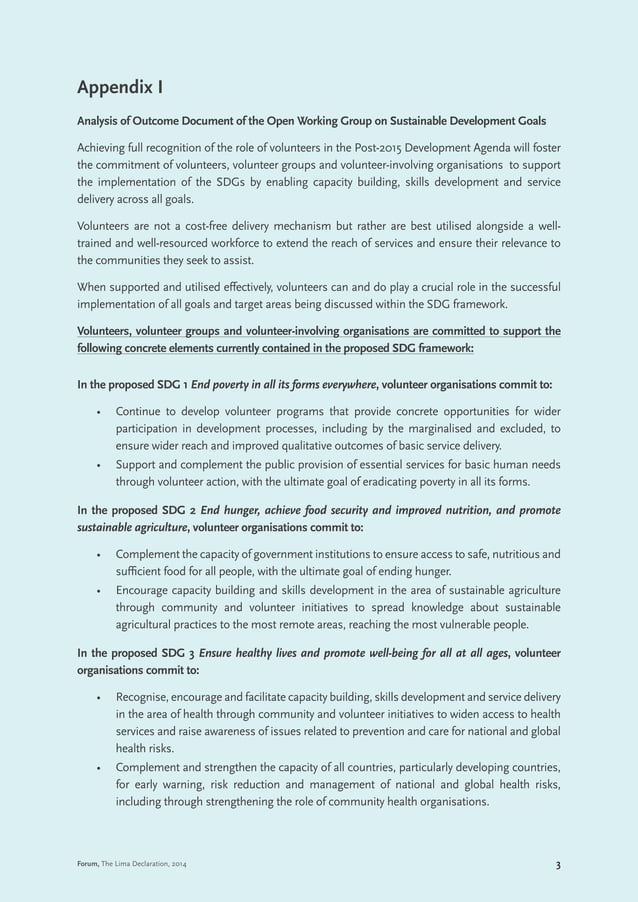 The lima declaration | PDF