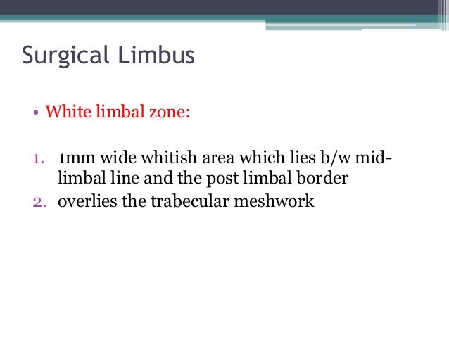 The limbus