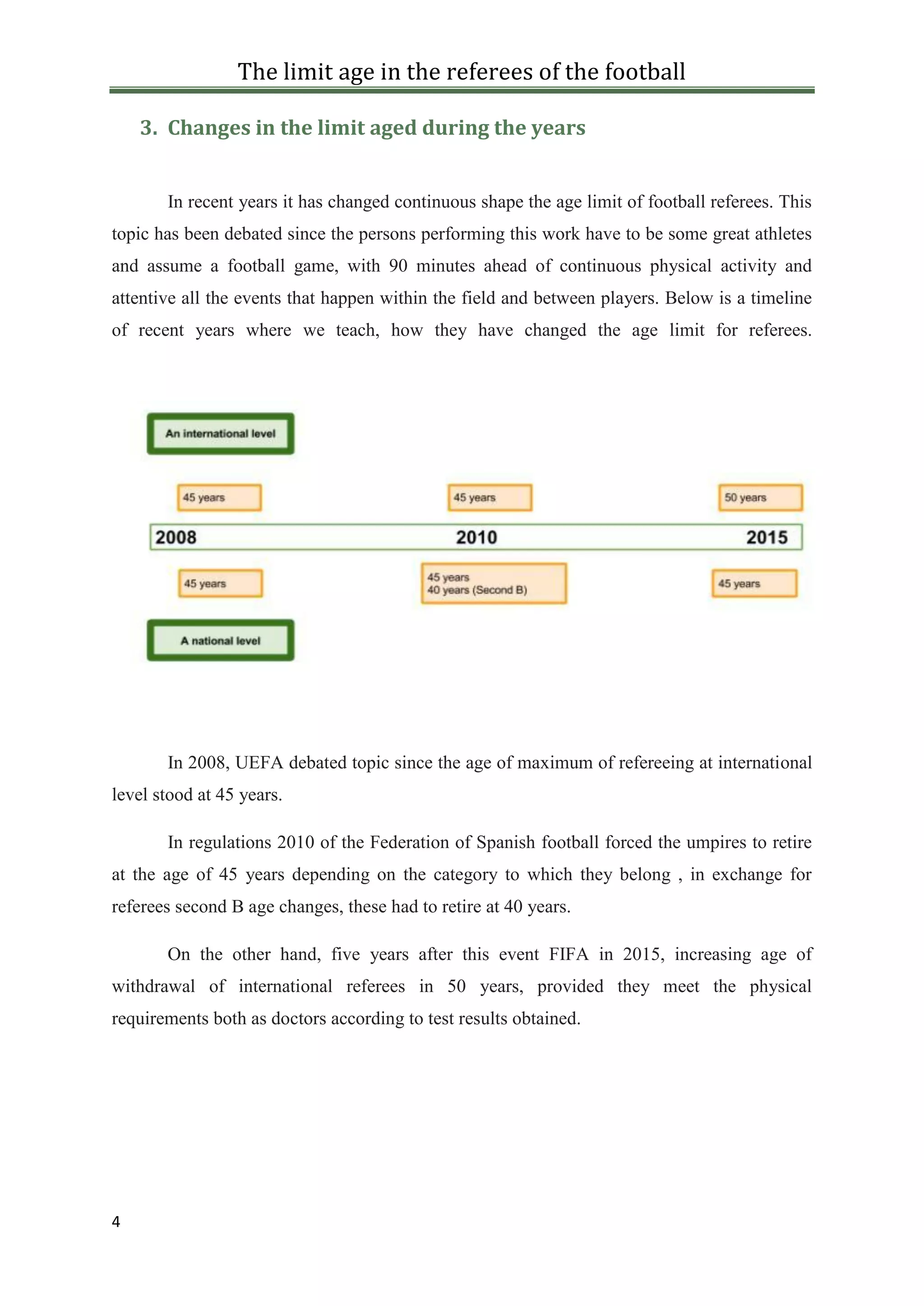 The limit age in the referees of the football | PDF