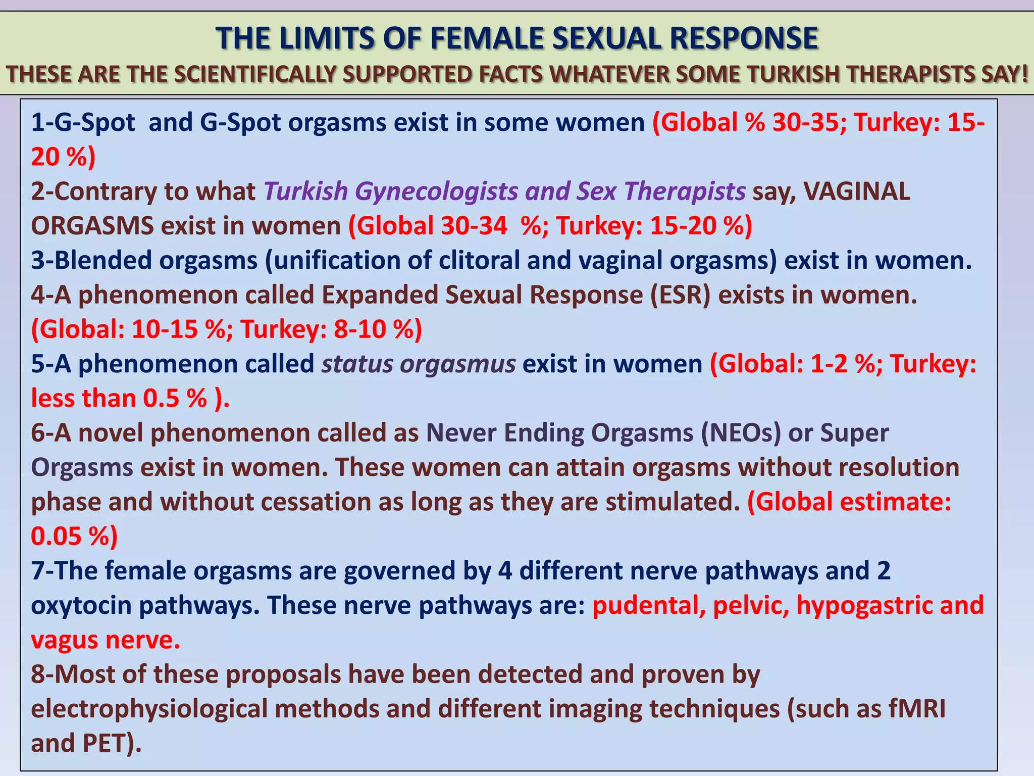 The limits of female sexual response | PPTX