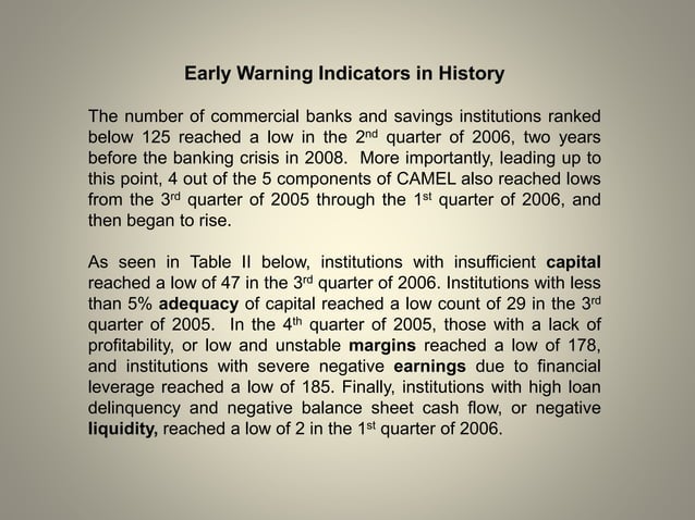IDCFP’s CAMEL Ranks Explained - The “L” in CAMEL: Liquidity | PPT