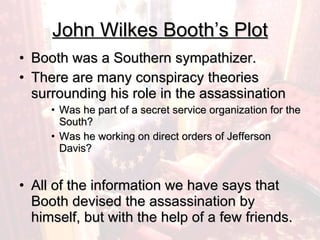 The Lincoln Assassination | PPT