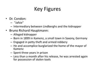 The lindbergh baby kidnapping | PPTX