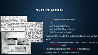 The Lindbergh Case | PPTX