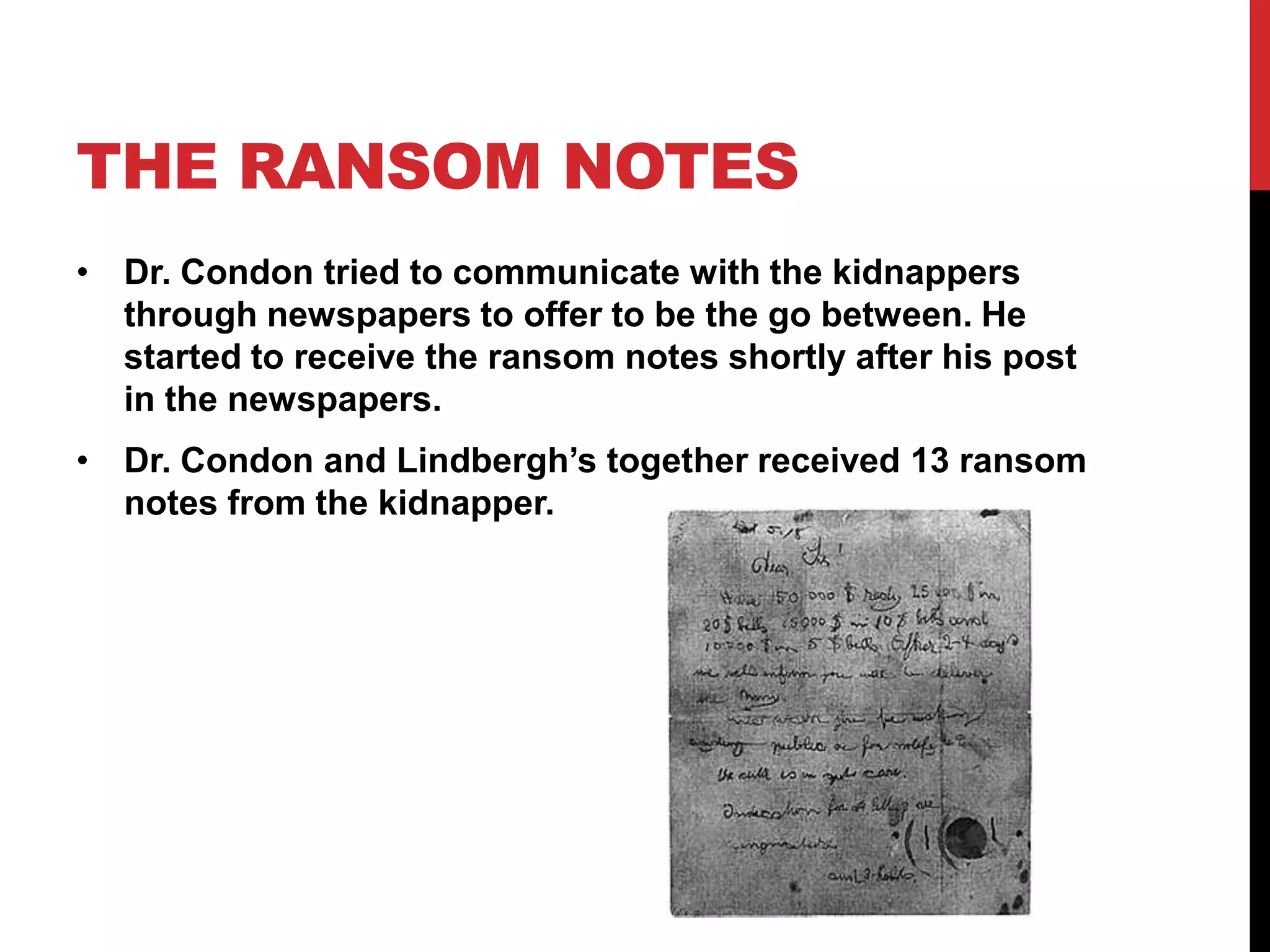 The lindbergh kidnapping | PPTX