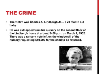 The lindbergh kidnapping | PPSX