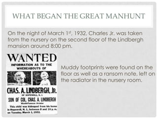 The Lindbergh Kidnapping by Maddy Hager | PPSX