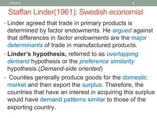 The linder hypothesis- Li Wenwen | PPTX