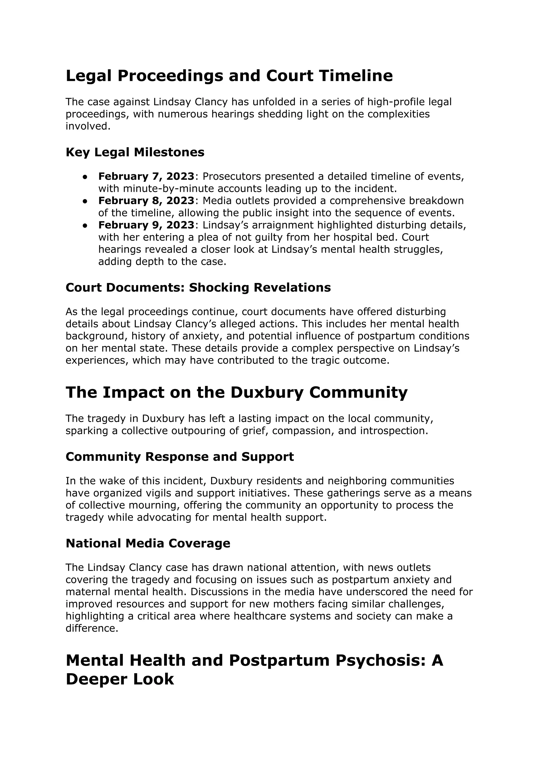 The Lindsay Clancy Case_ A Tragic Intersection of Mental Health and ...