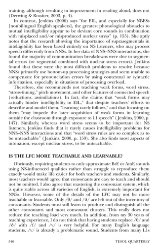 The Lingua Franca Core A New Model For Pronunciation Instruction | PDF