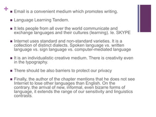 The linguistic future of internet | PPTX