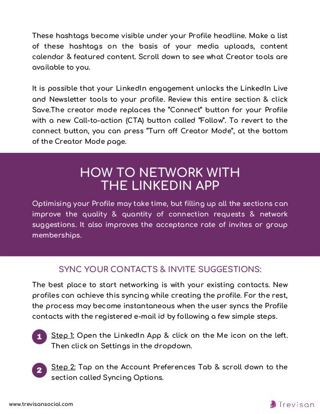 The LinkedIn App Guide | PDF