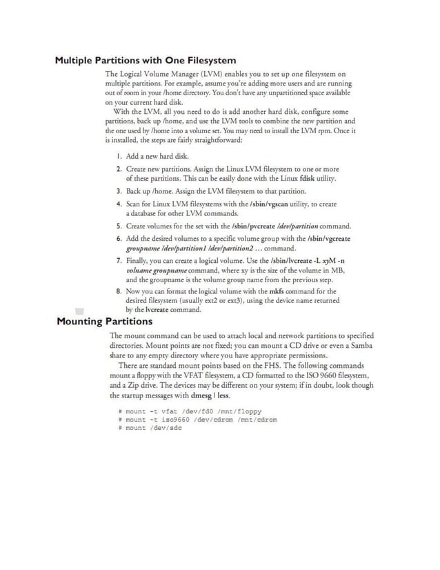 The Linux File System Structure Docx Operating Systems Computer Software And Applications