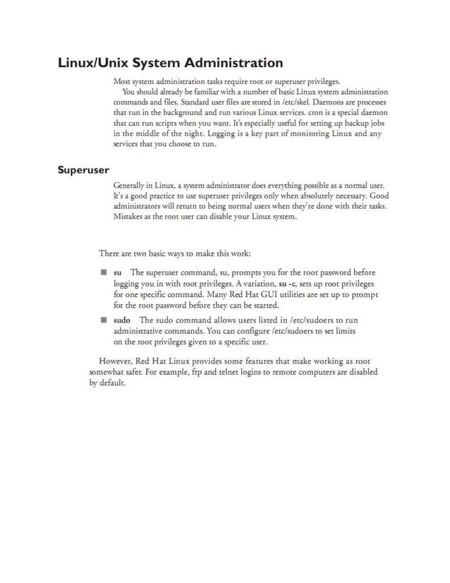 The Linux File System Structure Docx Operating Systems Computer