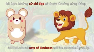 The lion and the mouse - Learning english for kids | PPT