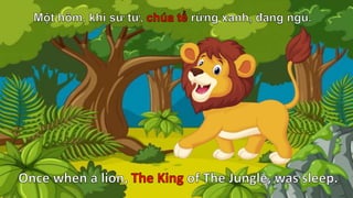 The lion and the mouse - Learning english for kids | PPTX