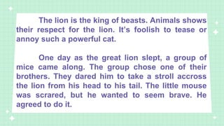 The lion and the mouse.pptx
