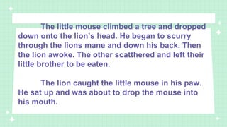 The lion and the mouse.pptx