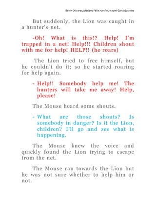The lion and the mouse - Play Script | DOCX