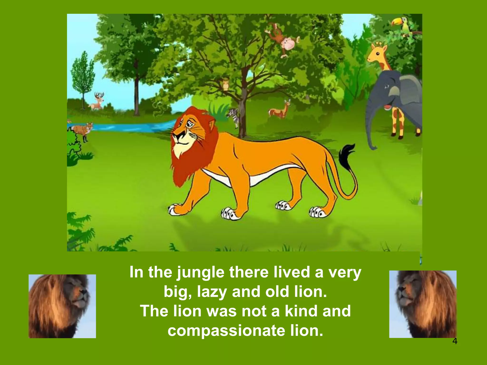 The Lion and the Rabbit - A Story with a Moral | PPT